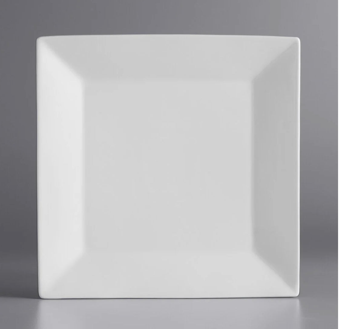 Coupe White Square Dinnerware